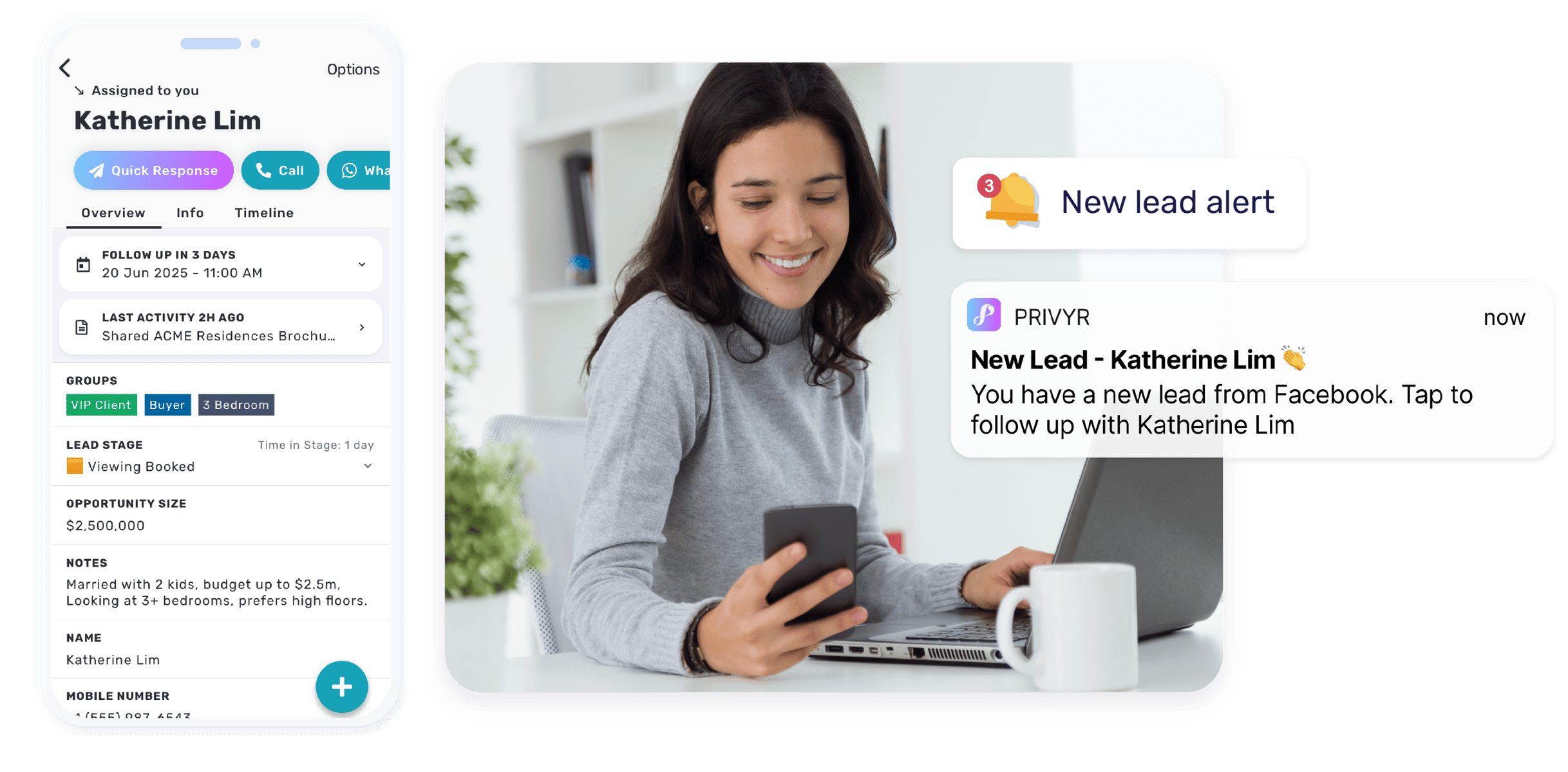 Privyr - The best CRM for your Facebook Leads